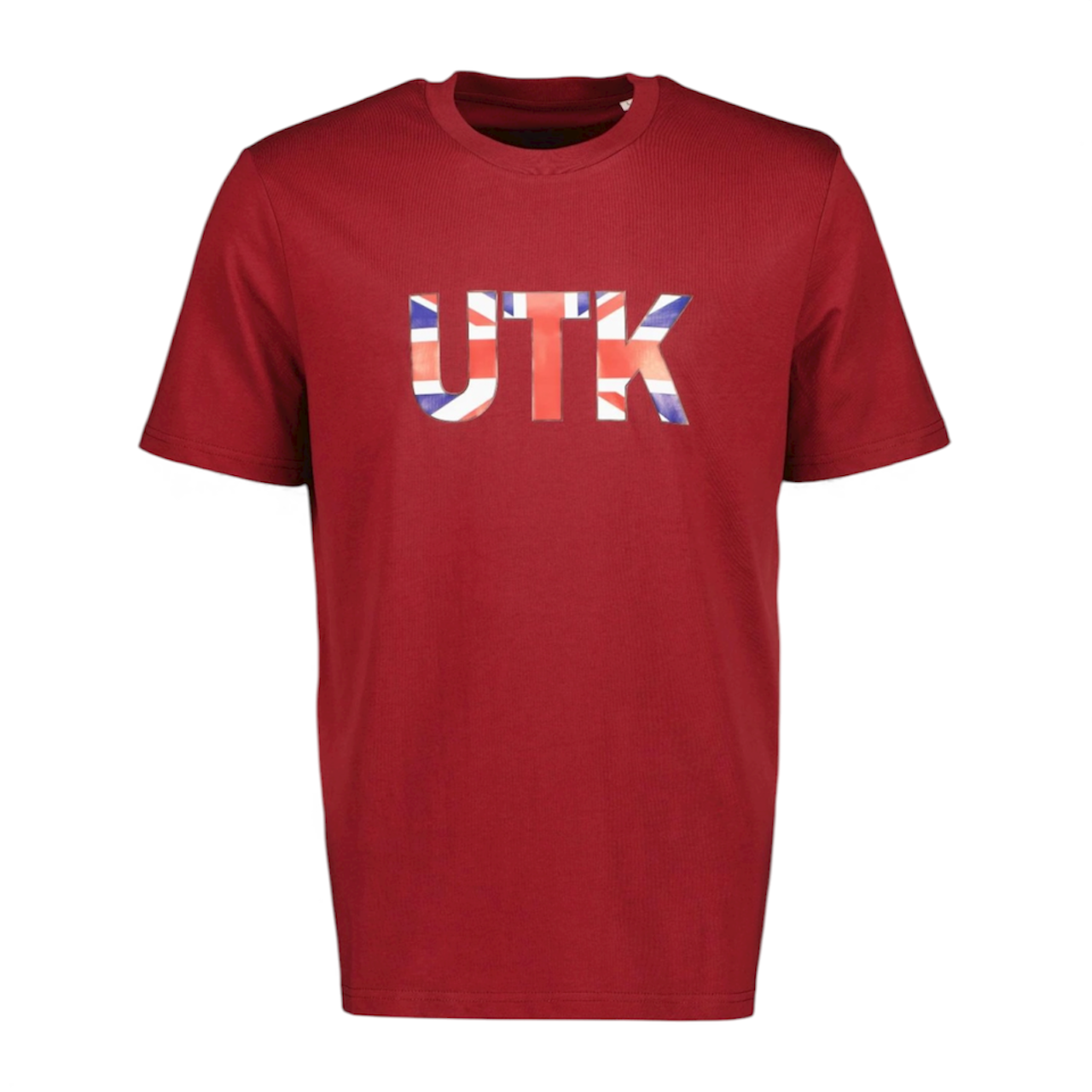 Men’s burgundy ‘printed’ UTK T-shirt – Nation-Wear
